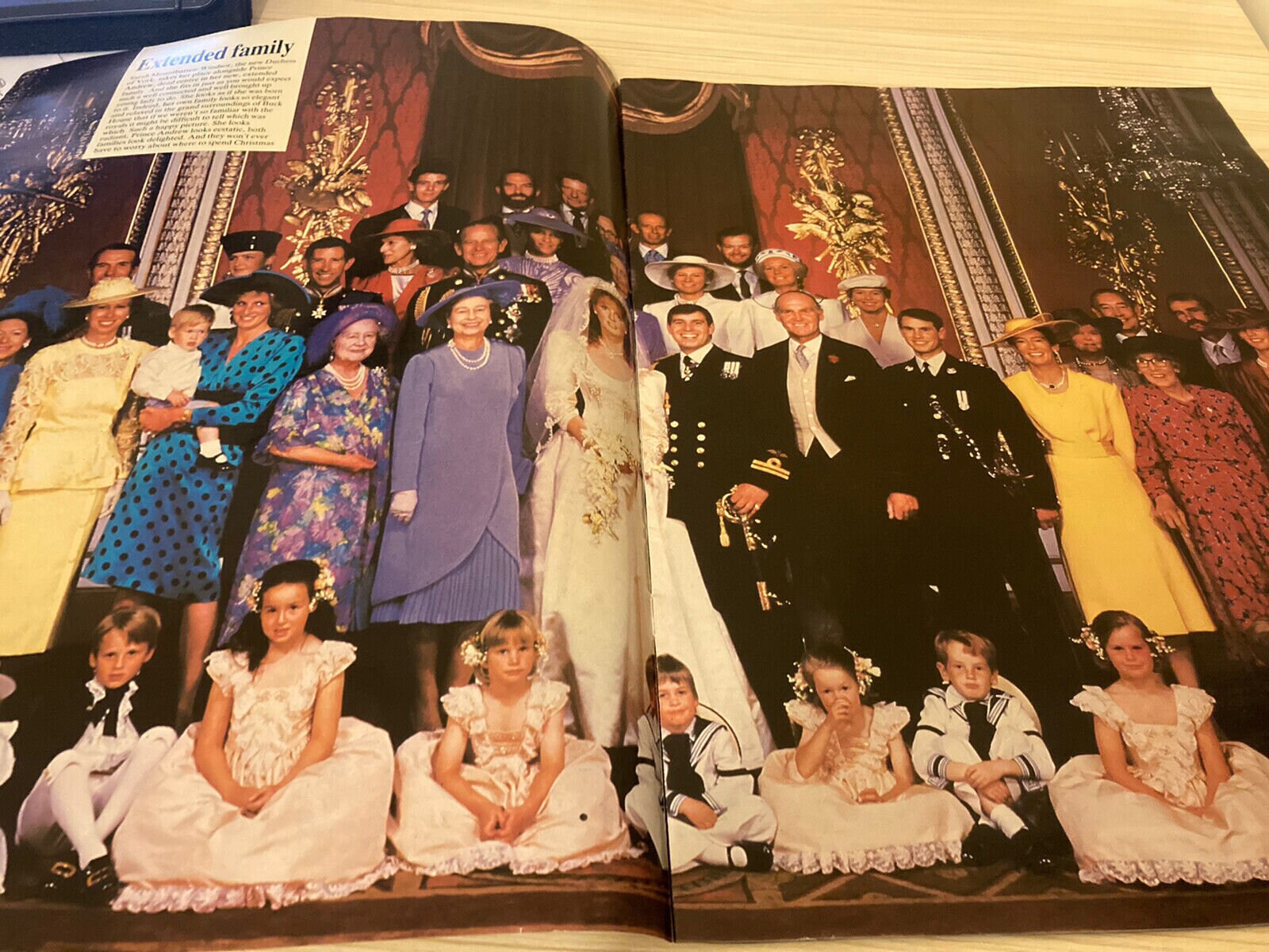 Prince Andrew and Sarah Royal Wedding 1986 - Large You Magazine Vintage ...