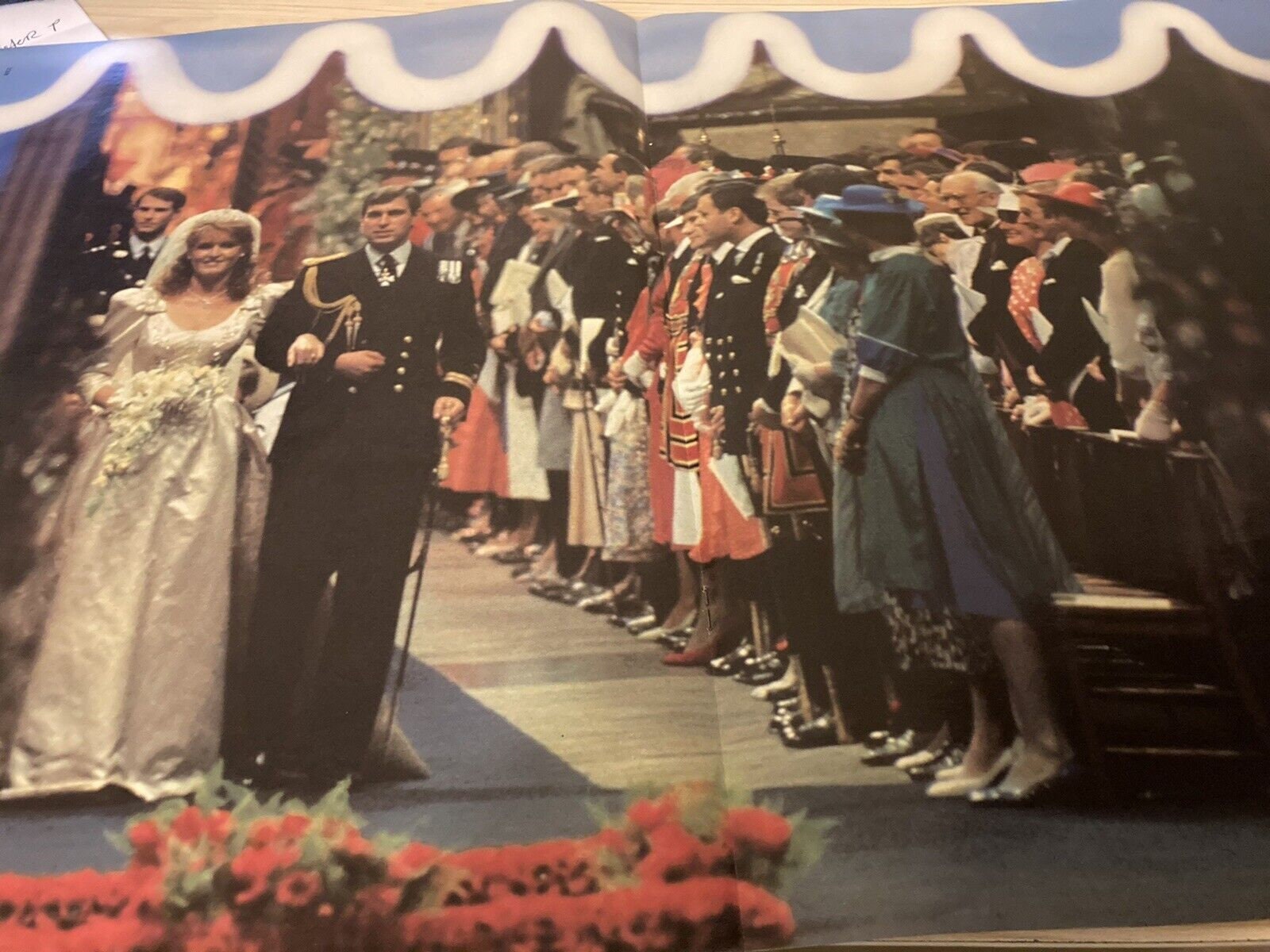Prince Andrew and Sarah Royal Wedding 1986 - Large You Magazine Vintage ...