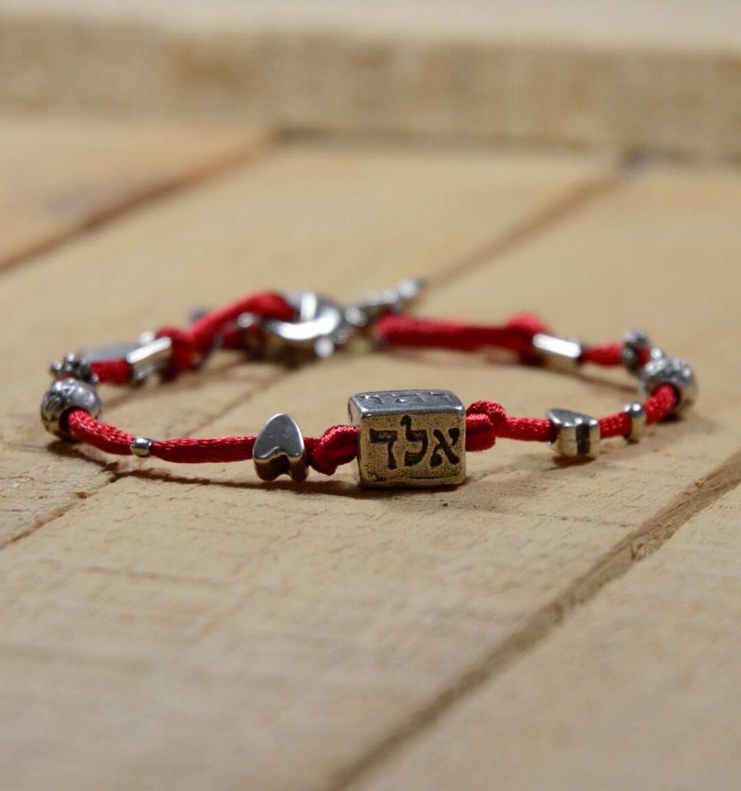 Red Kabbalah Cube Charm Bracelet With Lucky Charms for Good Luck ...