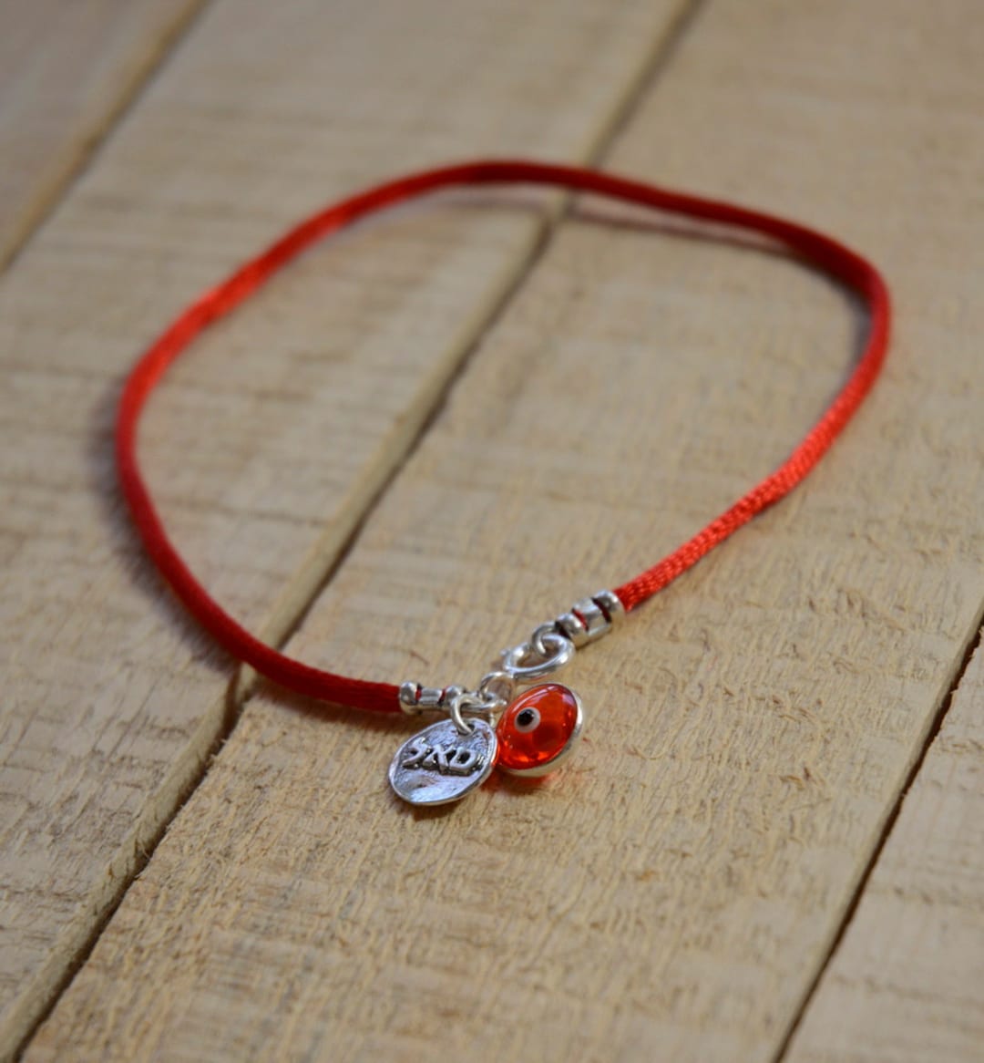 Red String Prosperity and Success Anklet - Etsy