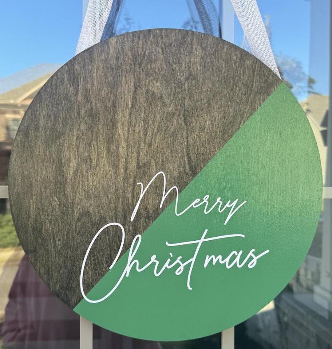 Christmas Door Sign, Merry Christmas, Front Door Decor, Christmas Decor ...