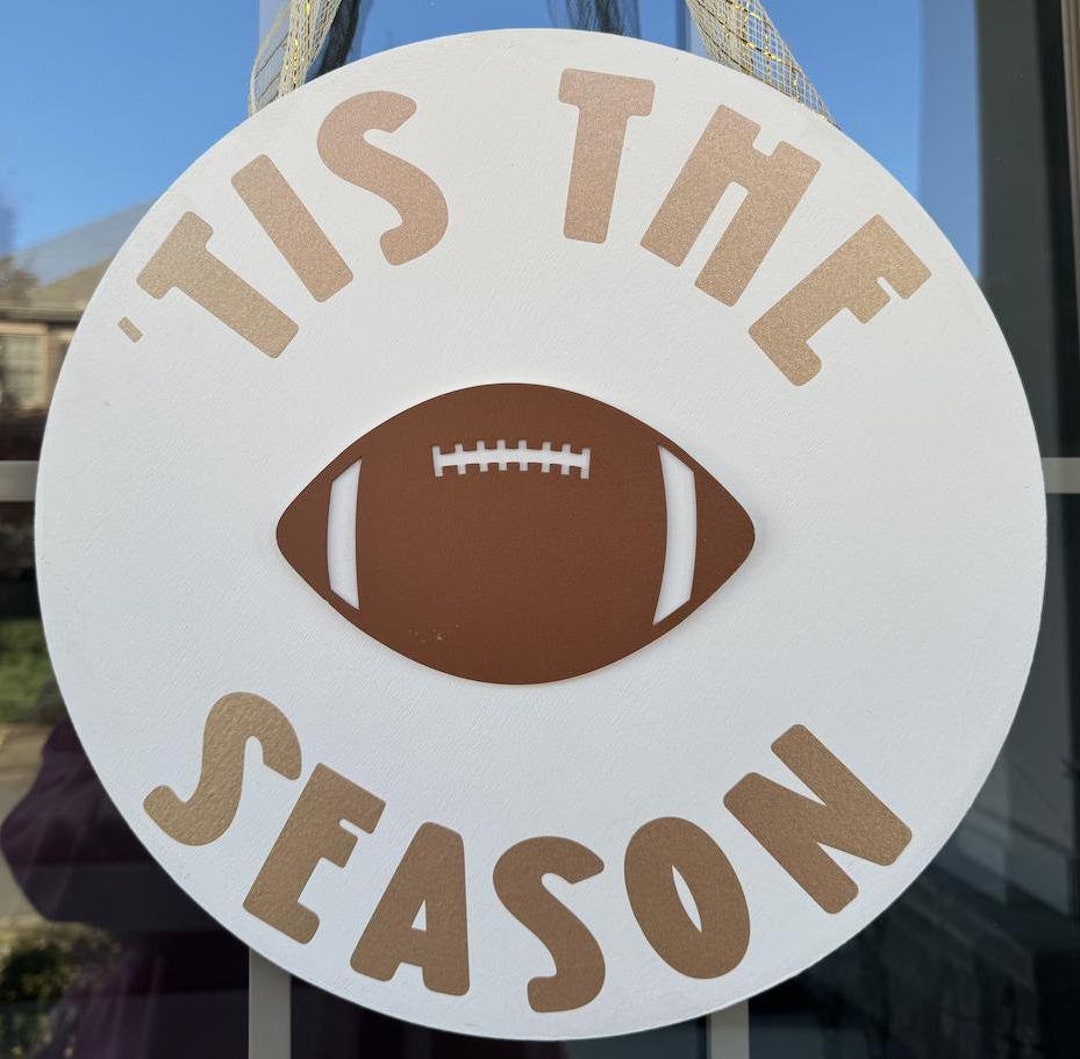 Welcome Sign, Football, Front Door Sign, Door Hanger, Welcome, Home ...