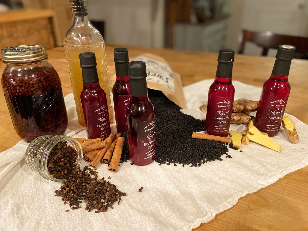 ORGANIC Elderberry Syrup (shelf Stable) - Etsy