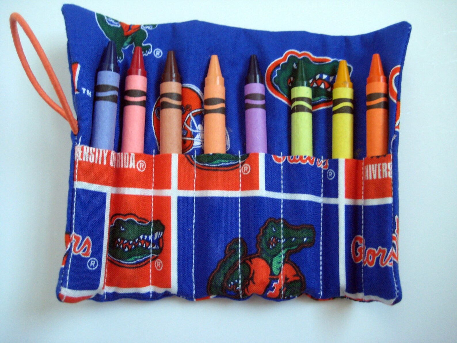 Crayon Roll Wallet Florida Gators Football Includes 8 Crayons | Etsy