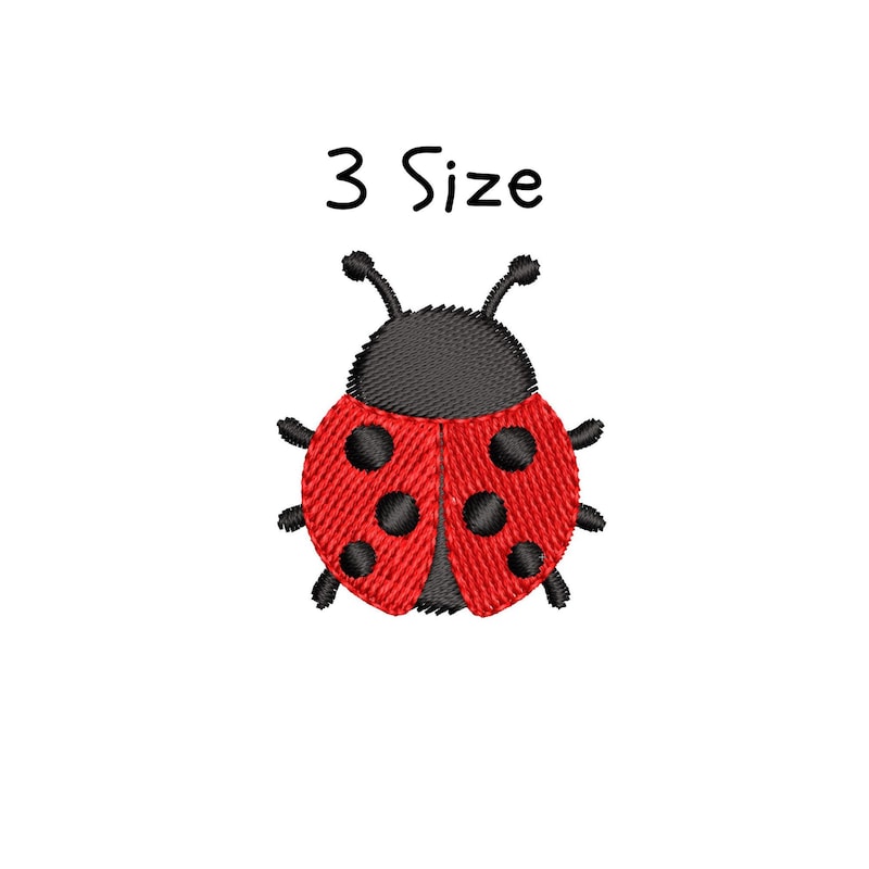 Ladybug Embroidery - Etsy