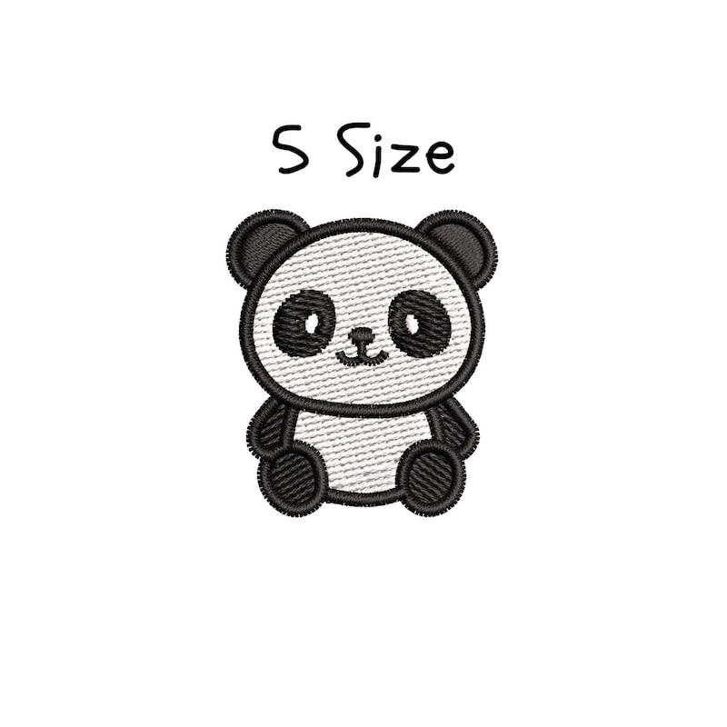 Panda Embroidery - Etsy