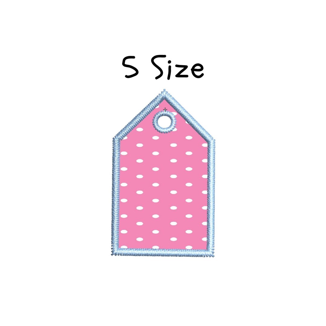 Price Tag Applique Embroidery Design: 5 Sizes (instant Download) - Etsy