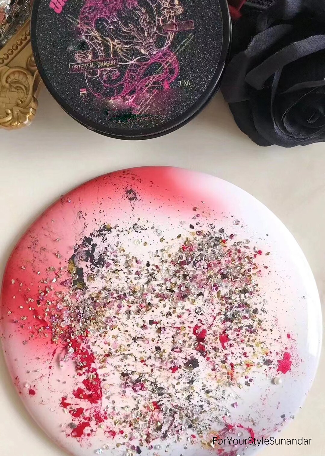 Red and White Gradient Slime, Transparent Slime, Bear Slime, Rainbow ...