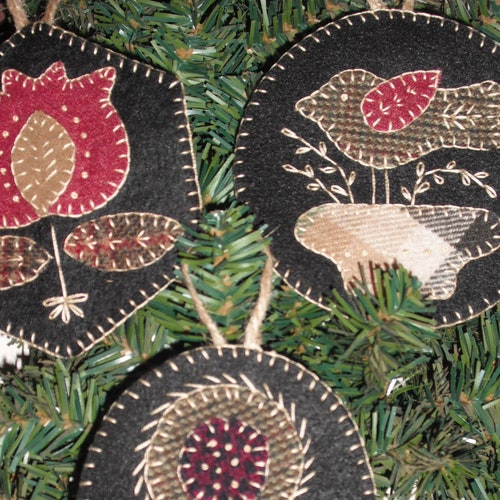 Penny Rugs Sewing Wool Applique by Janice Sonnen How To | Etsy