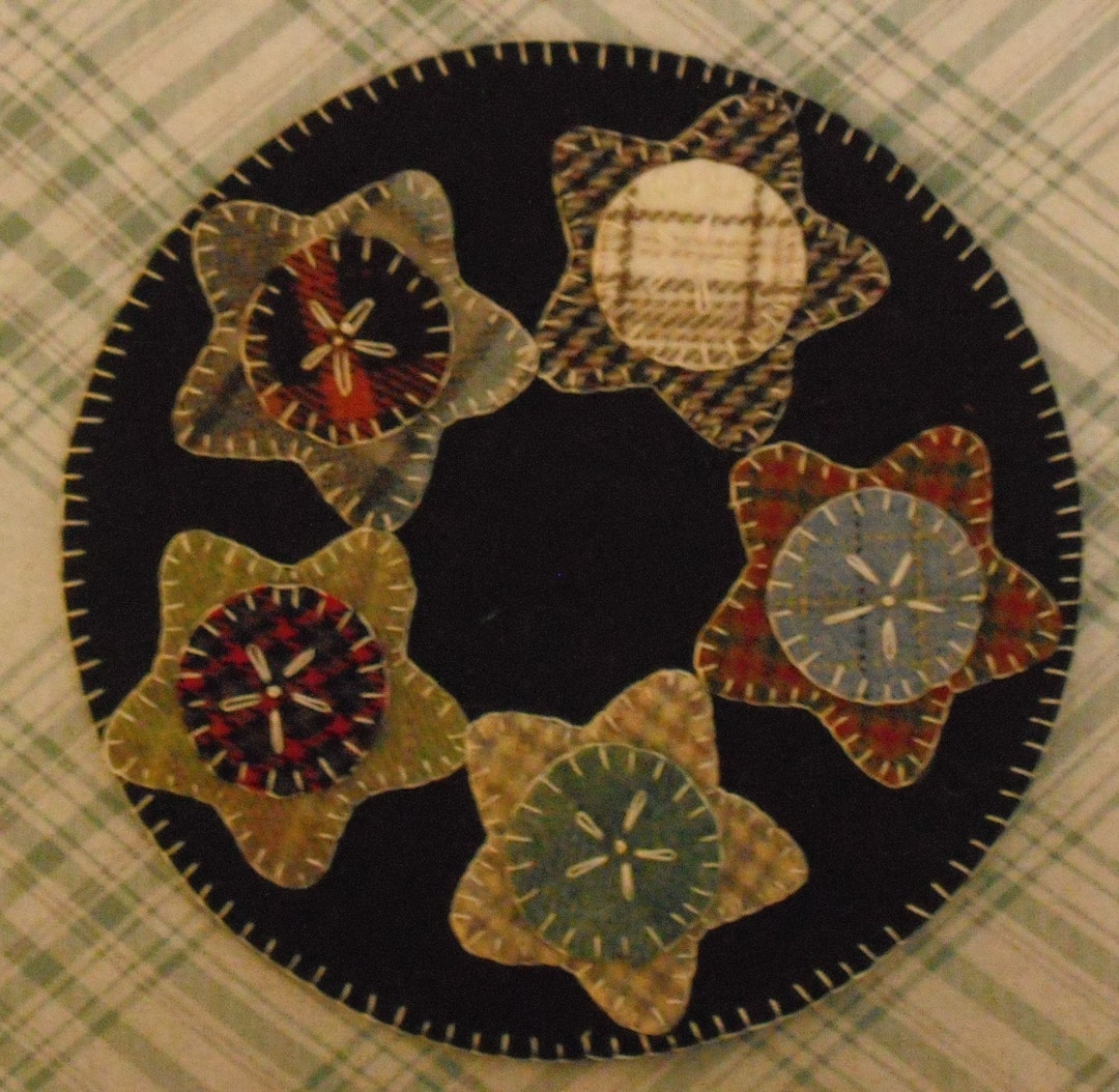 NEW NEW Pre-cut Penny Rug KIT Wool Embroidery Kit Oh My - Etsy