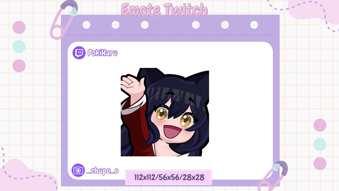 Ahri Twitch and Discord Emote - Etsy