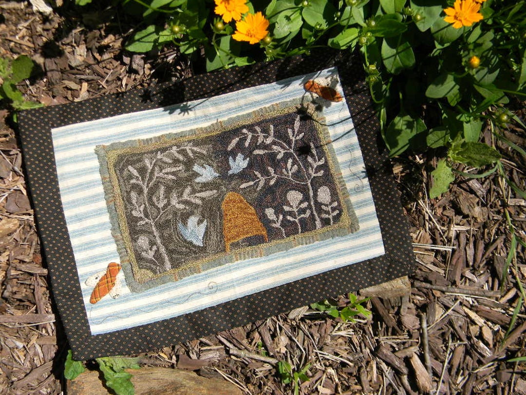 Birds and Bees - DIGITAL Punch Needle Pattern From - Notforgotten Farm ...