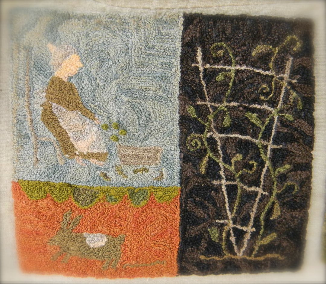 Shelling Peas - PAPER PATTERN - 1 of 4 in Series - From Notforgotten ...