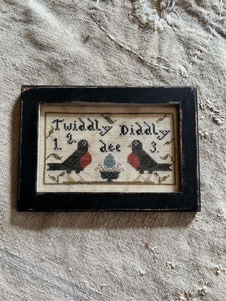 Twiddly Diddly Dee Paper/mailed Cross Stitch Pattern From Notforgotten ...