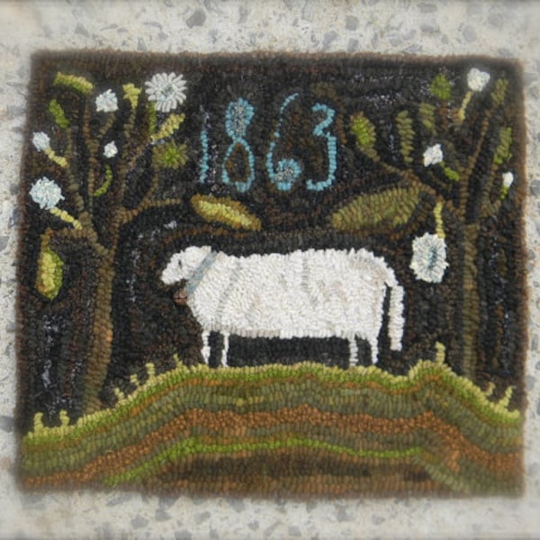 Sheep Rug Hooking Pattern - Etsy