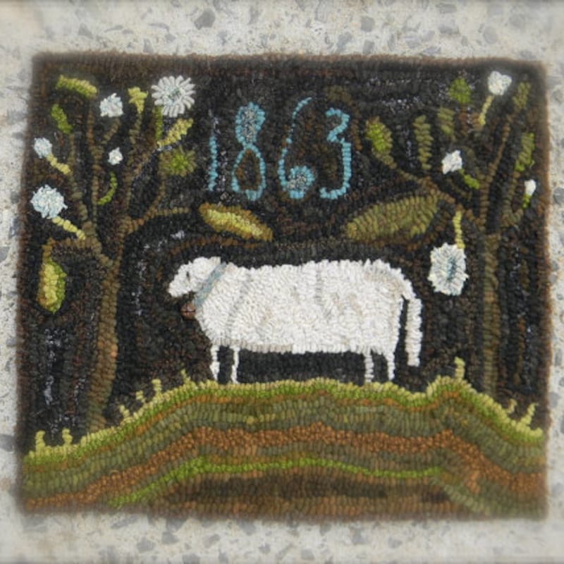 Sheep Rug Hooking Pattern - Etsy