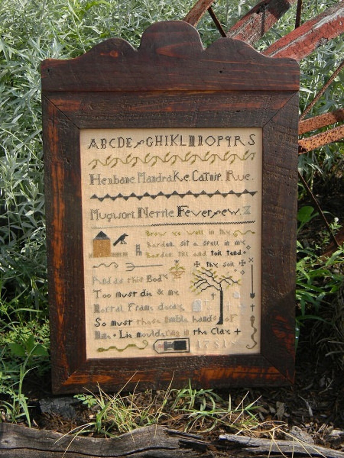 NEW -witches Garden Sampler- PATTERN From Notforgotten Farm - Etsy