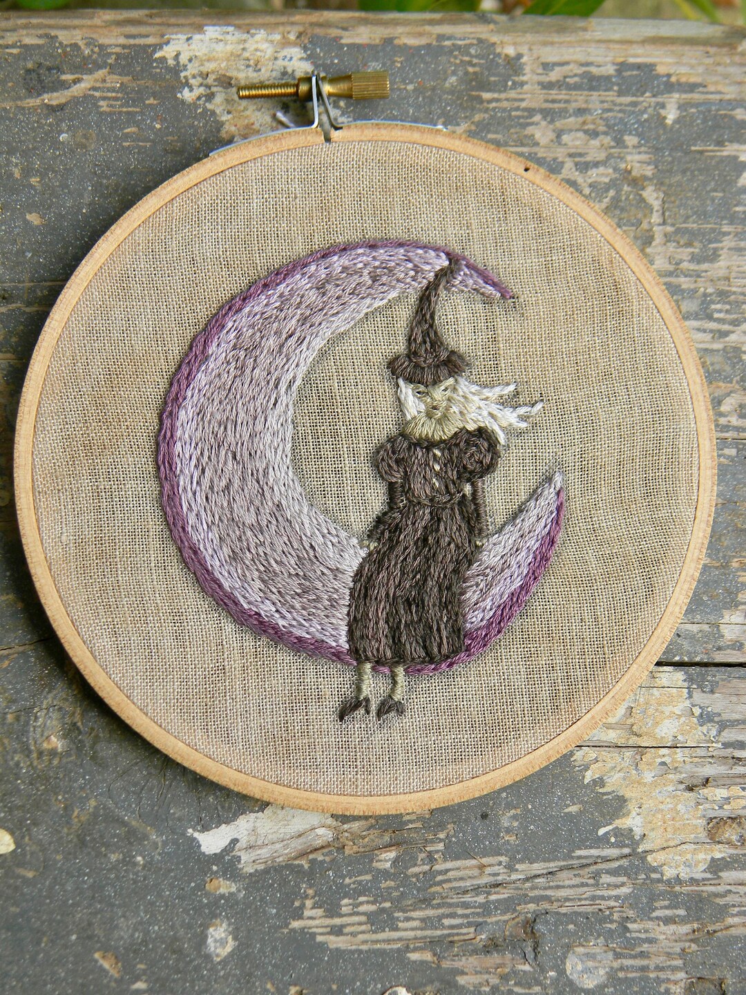 Lunar Witch ~ PDF DIGITAL Folk Embroidery Pattern ~ From Notforgotten ...