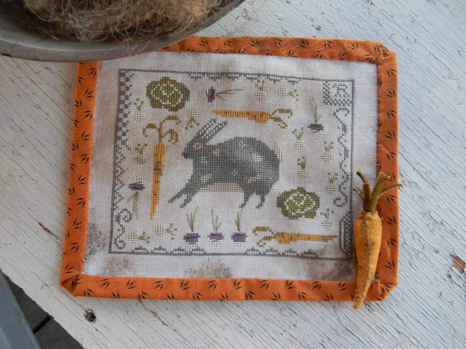 Rabbit Stew Counted Cross Stitch PAPER PATTERN From | Etsy