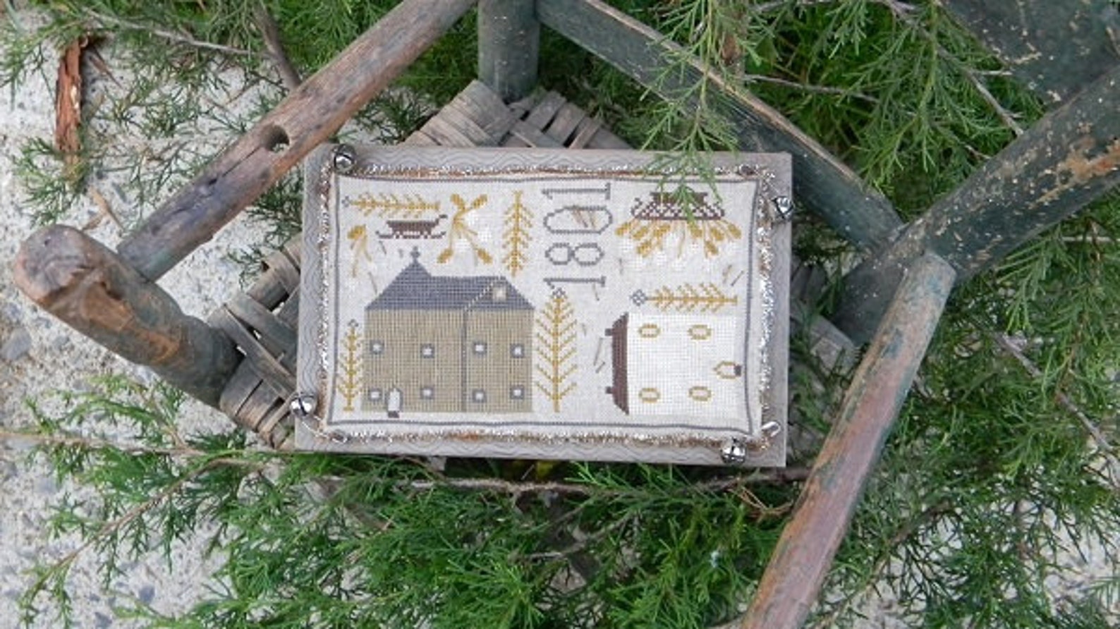 NEW Pattern From Notforgotten Farm - Tinsel Towne - Cross Stitch - Etsy
