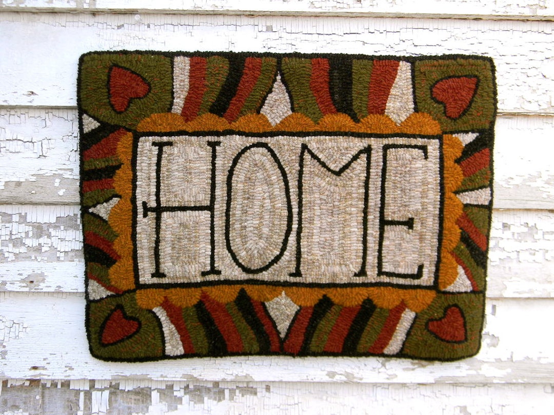 HOME - DIGITAL/PDF Rug Hooking Pattern - From Notforgotten Farm™ - Etsy