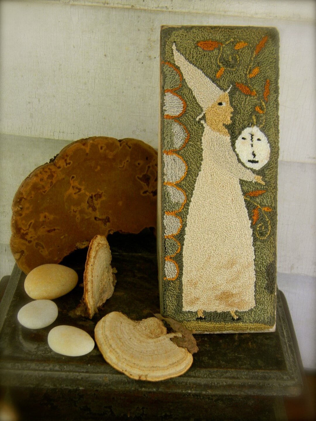 White Witch Punch Needle Pattern - From Notforgotten Farm - Etsy