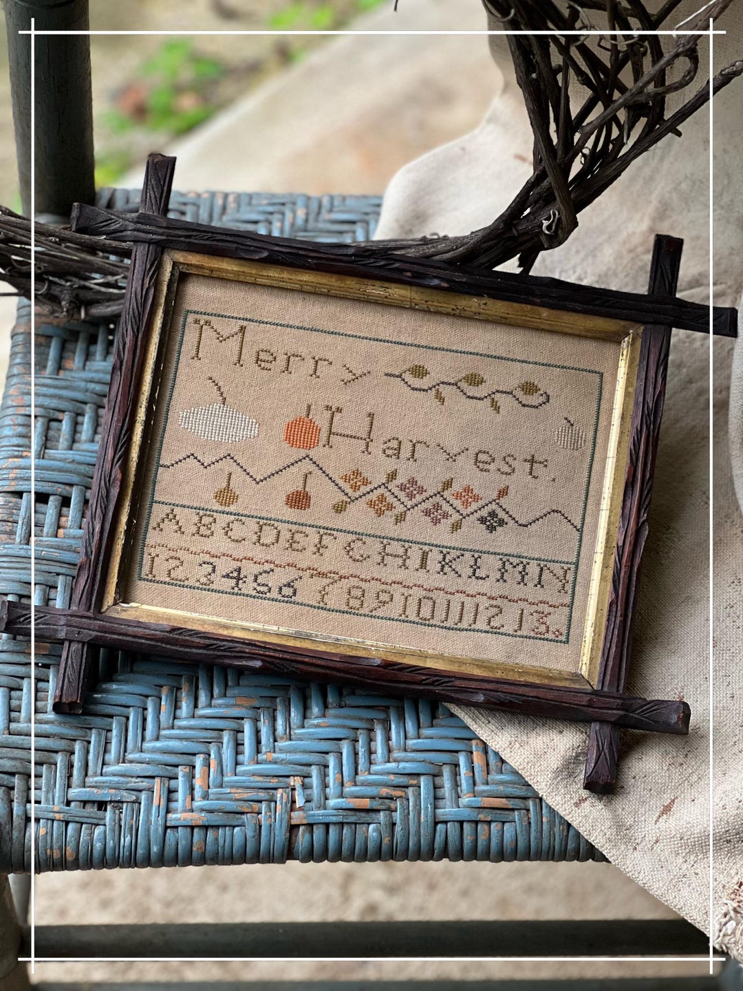 Merry Harvest ~ Paper/mailed Cross Stitch PATTERN ~ From Notforgotten ...