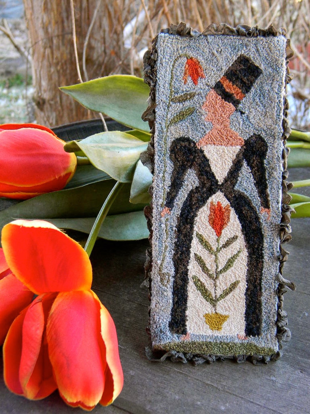 Tulip Peddler - PAPER PATTERN for Punch Needle - From Notforgotten Farm ...