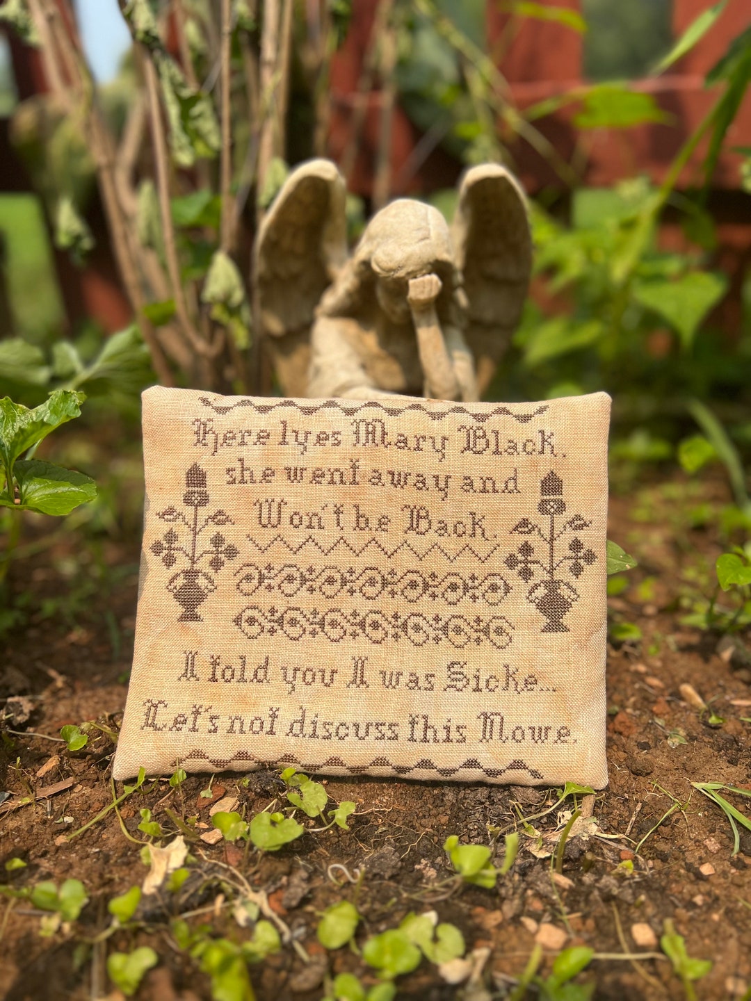 Mary Black's Epitaph ~ Pdf/download Cross Stitch Pattern ~ From ...