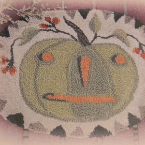 Bittersweet Pumpkin PAPER Punch Needle Pattern From - Etsy