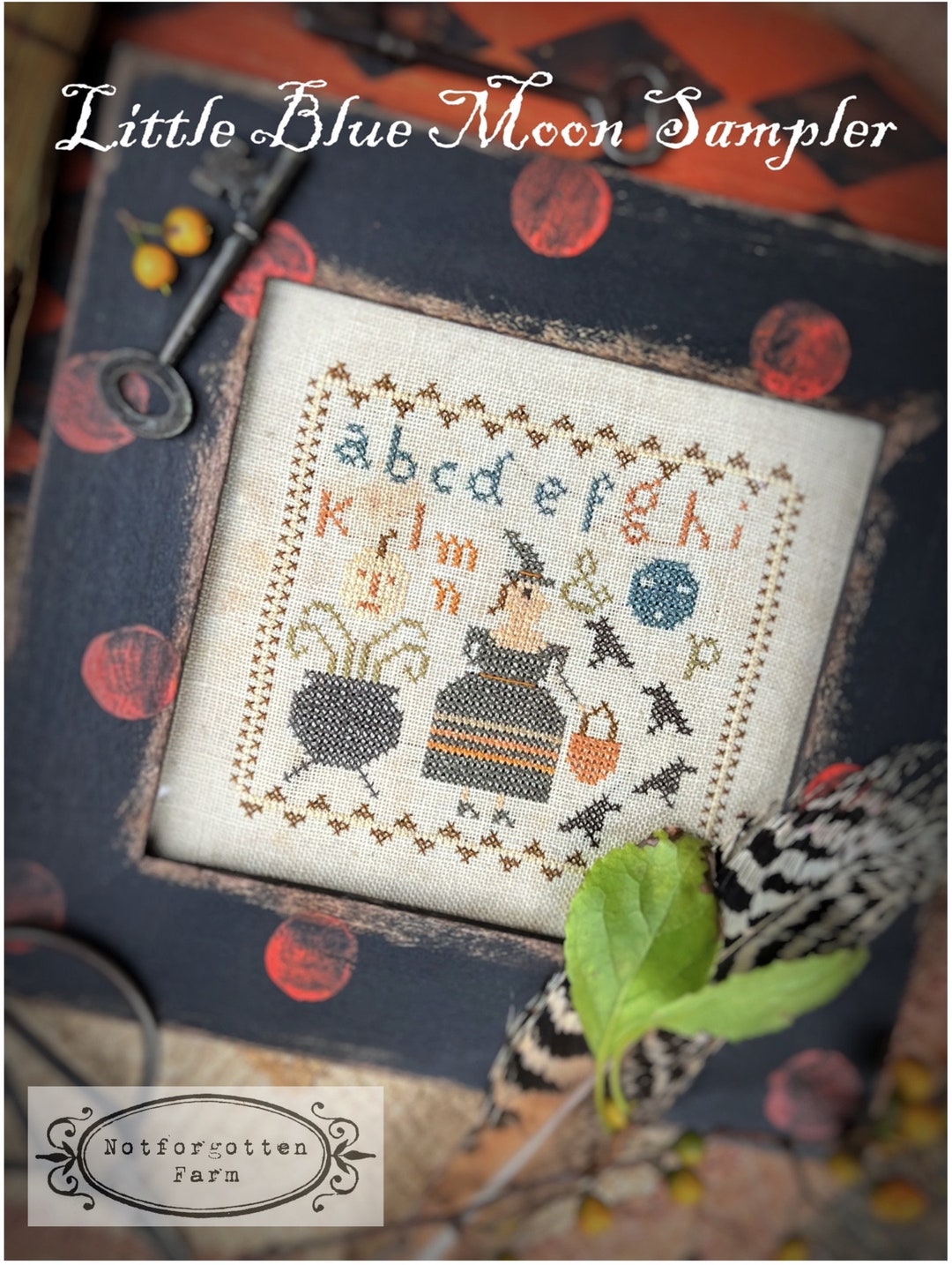 Little Blue Moon Sampler ~ Paper/mailed Cross Stitch PATTERN ~ From ...