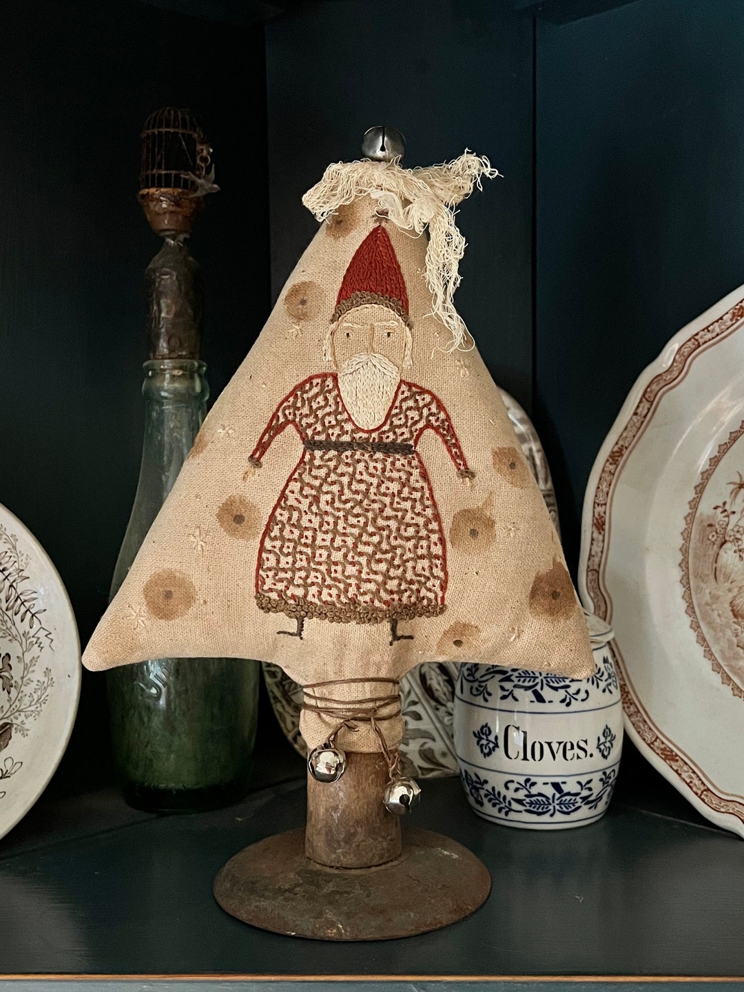 Santa's Tree - PAPER Embroidery Patern ~ From Notforgotten Farm™ - Etsy