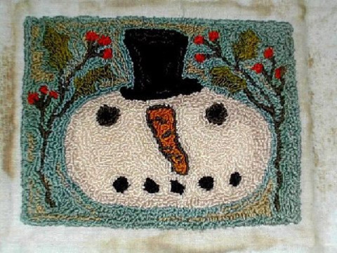 Jack Frost Primitive Needle Punch Pattern From Notforgotten Farm - Etsy ...