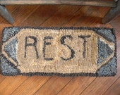 REST Rug Hooking Pattern PDF From Notforgotten Farm™ - Etsy