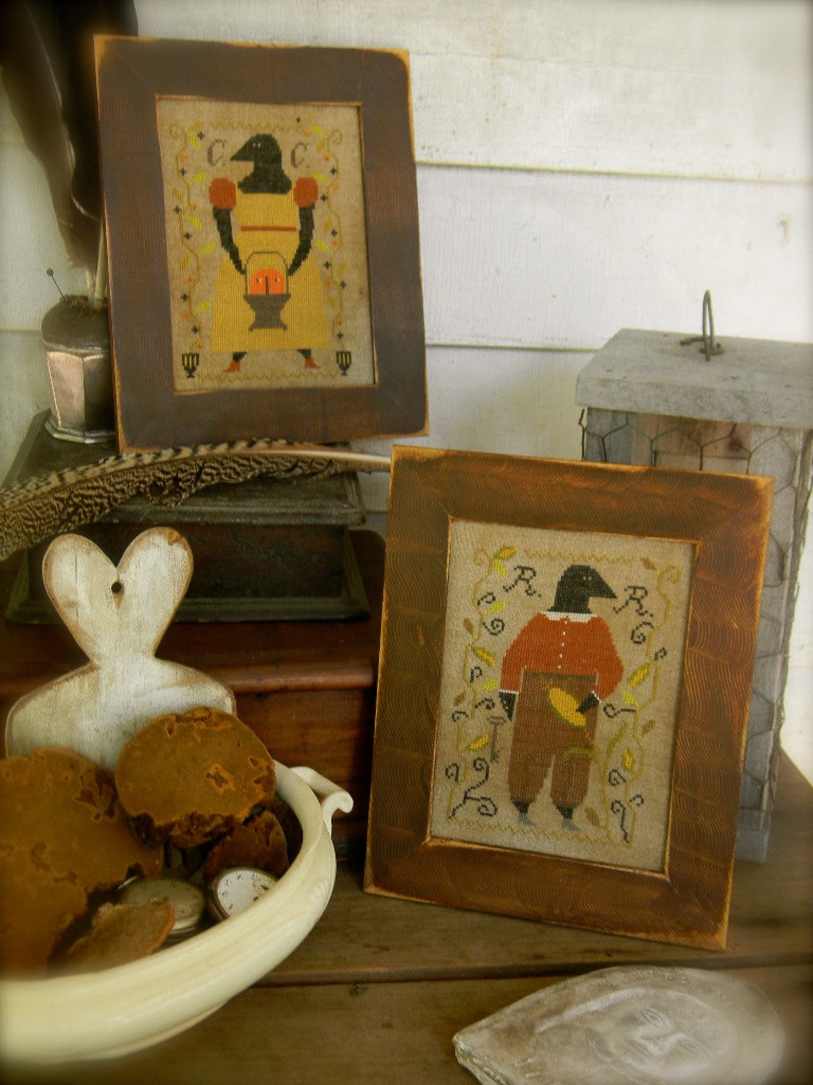 Cornelia Crowe - Cross Stitch Pattern From - Notforgotten Farm - Etsy