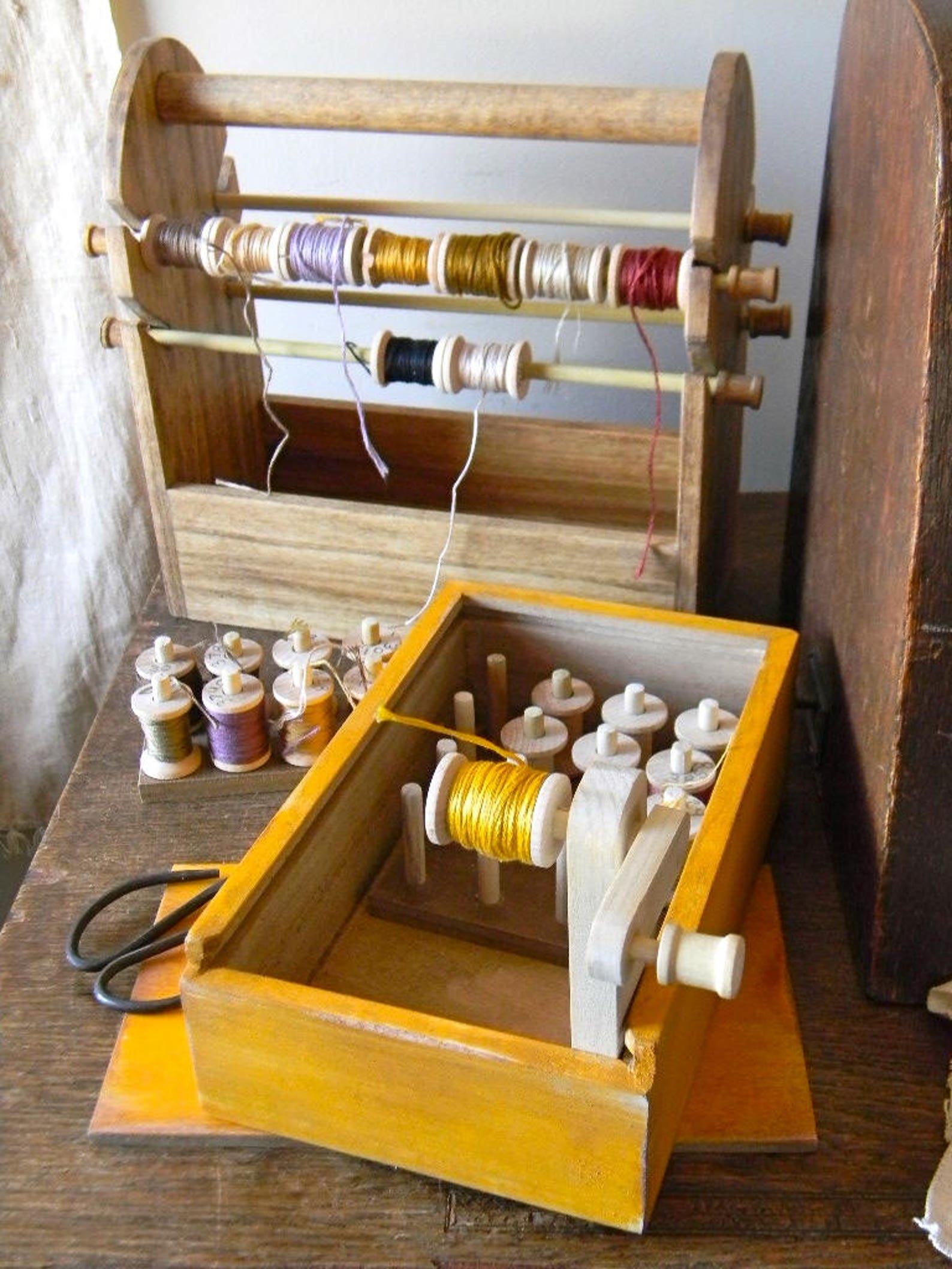 Wooden Spool Caddy From Notforgotten Farm™ - Etsy