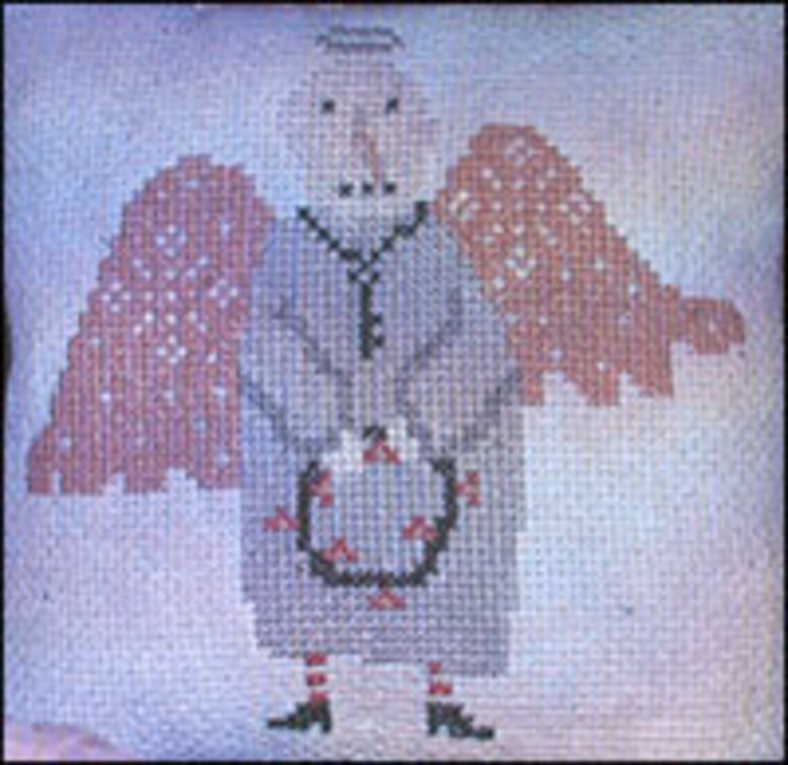 Snow Angel Cross Stitch Paper PATTERN From Notforgotten | Etsy