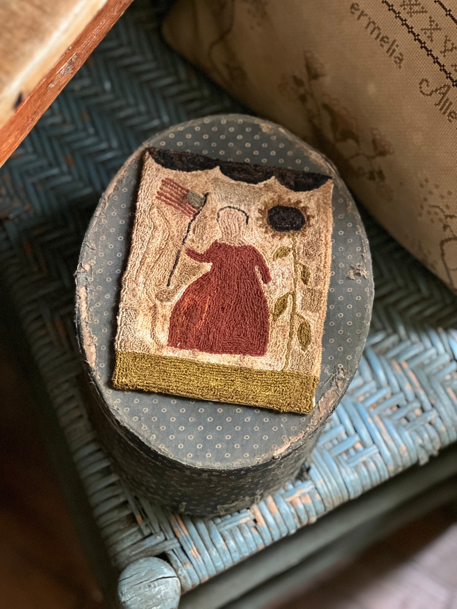 Country Girl ~ Paper/mailed Punch Needle PATTERN ~ From Notforgotten ...
