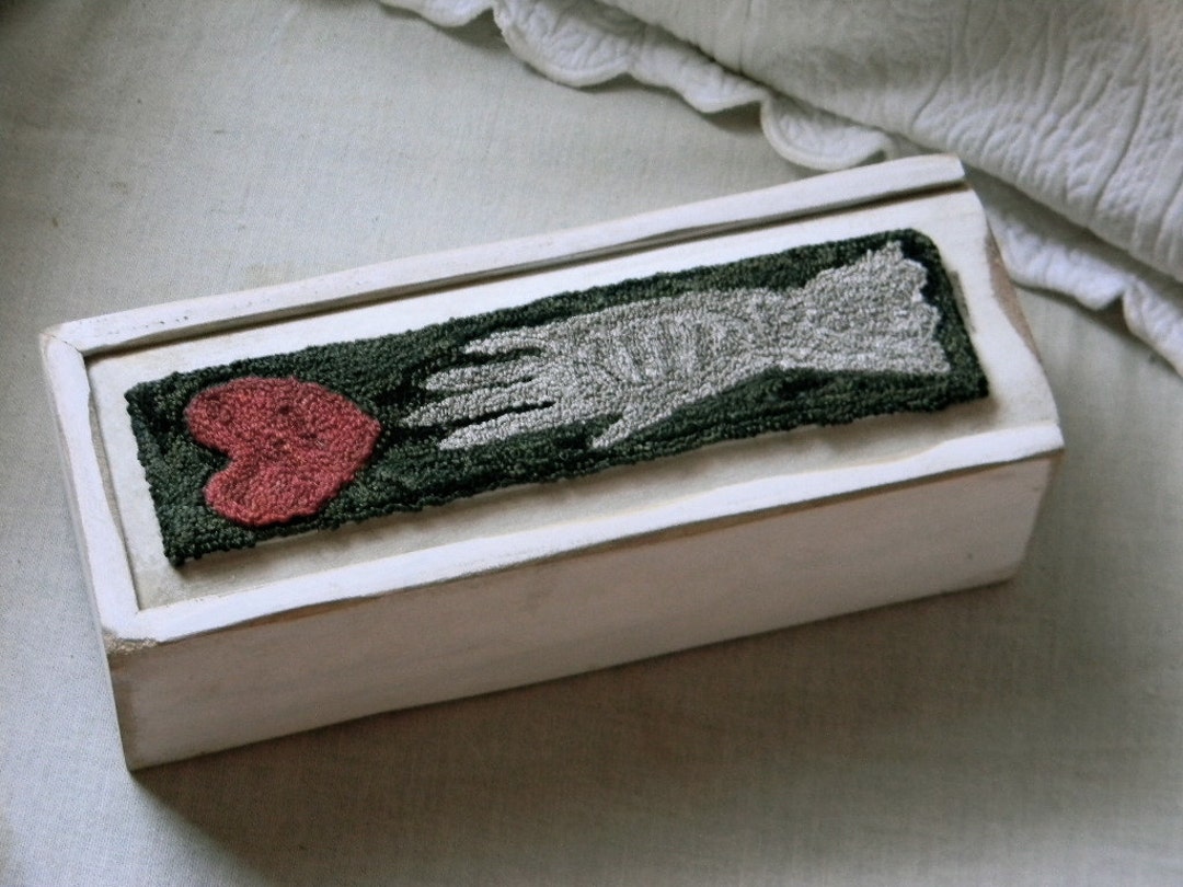 Folky Heart & Hand Punch PAPER Punch Needle Pattern - From Notforgotten ...