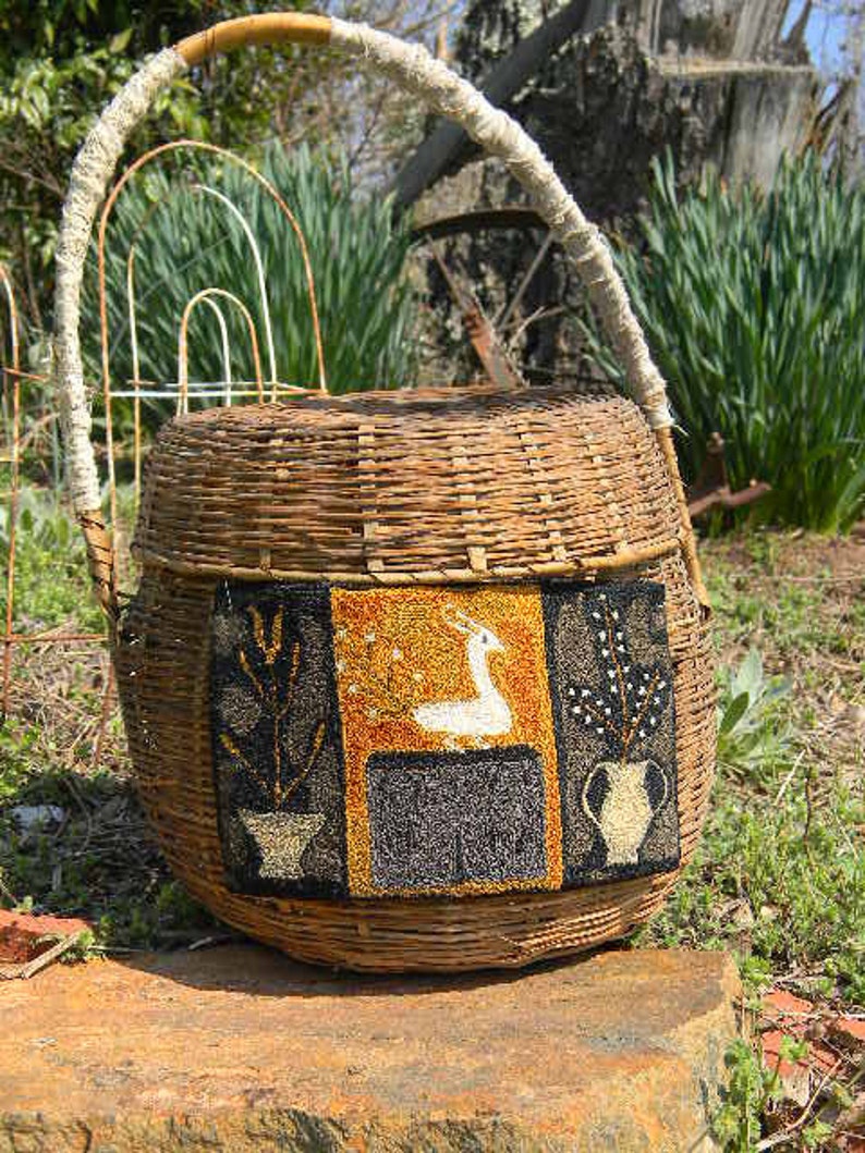 Needle Punch PATTERN Peacock Farm From Notforgotten Farm - Etsy Canada