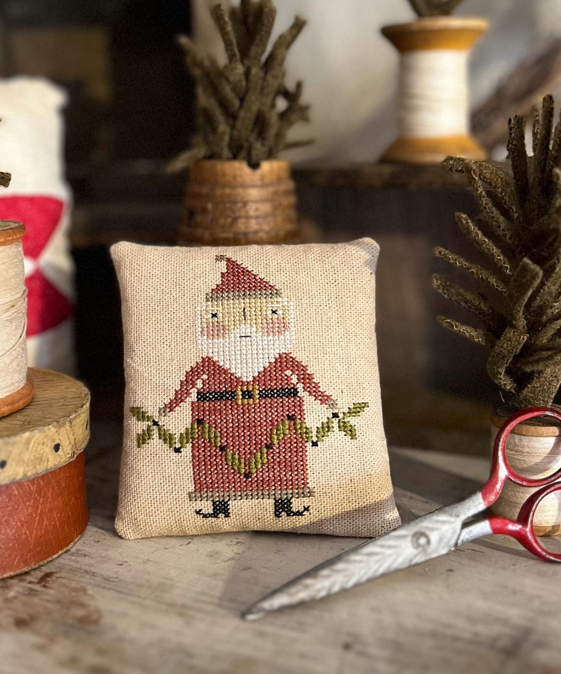 Little Nick ~ PAPER Cross Stitch Pattern ~ From ©notforgotten Farm™ - Etsy