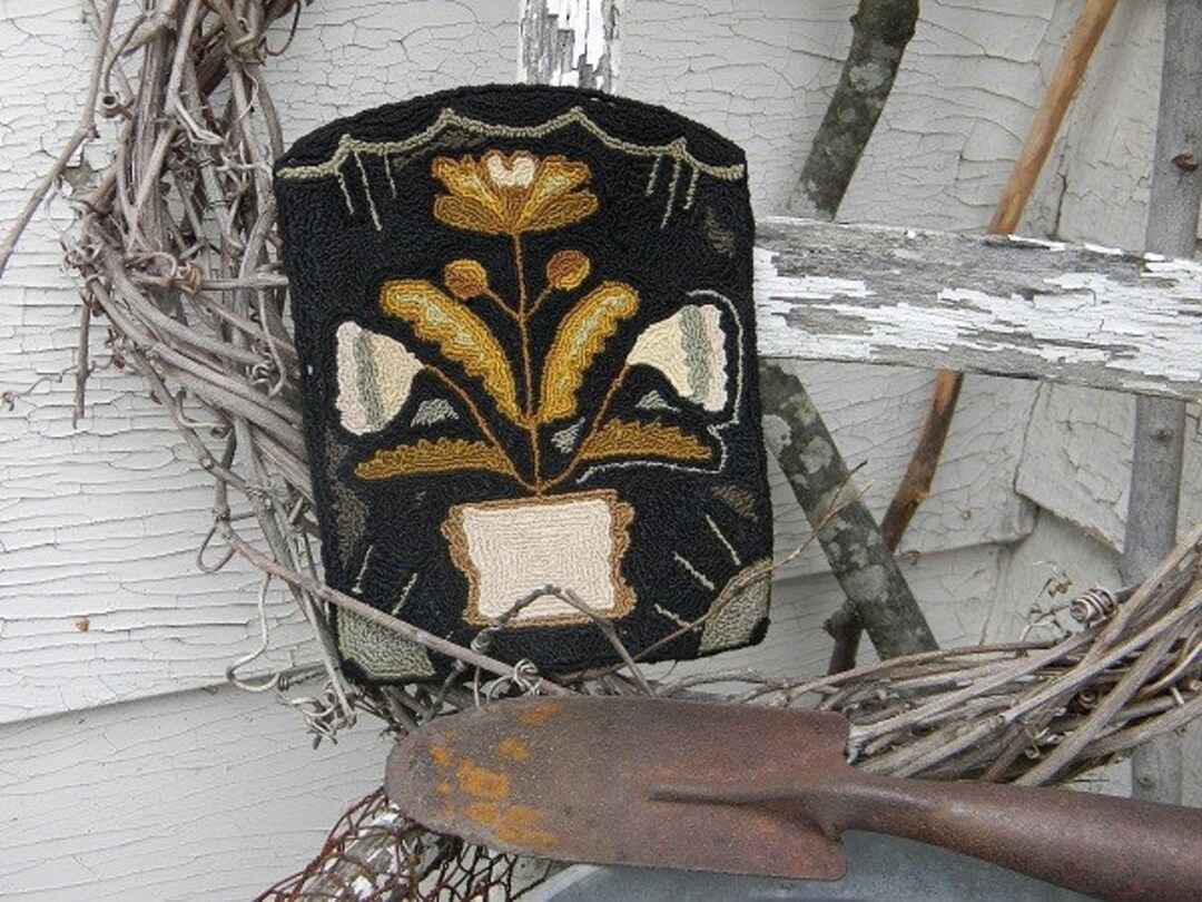 Punch Needle Pattern - Coxcomb & Tulip - From Notforgotten Farm - Etsy