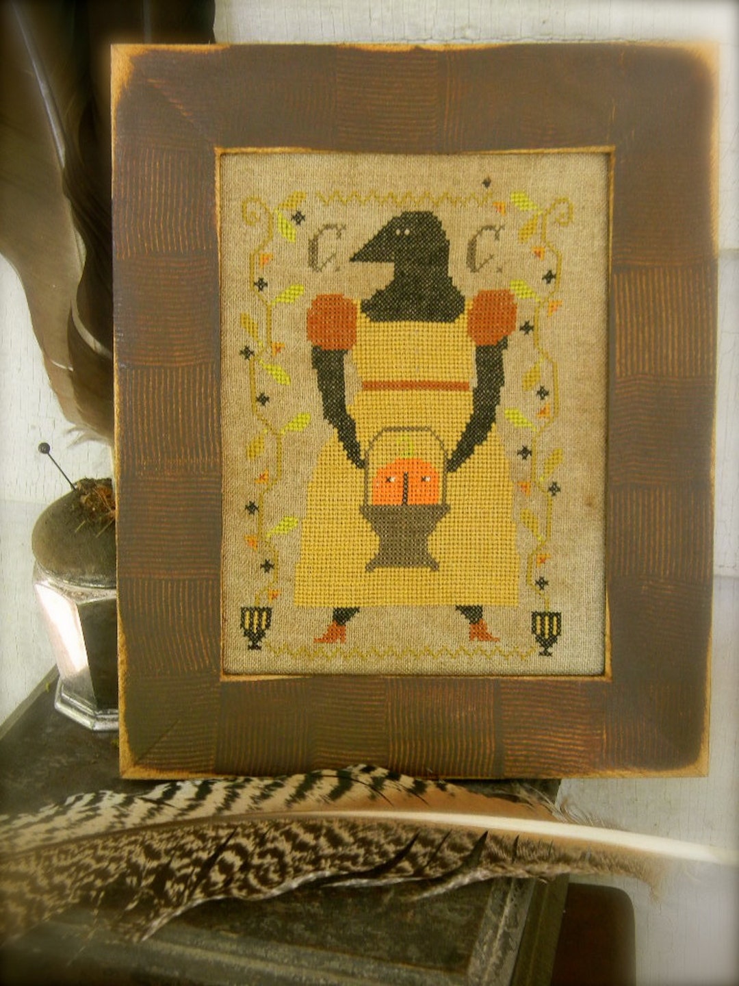 Cornelia Crowe - Cross Stitch Pattern From - Notforgotten Farm - Etsy