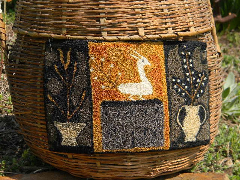 Needle Punch PATTERN Peacock Farm From Notforgotten Farm - Etsy