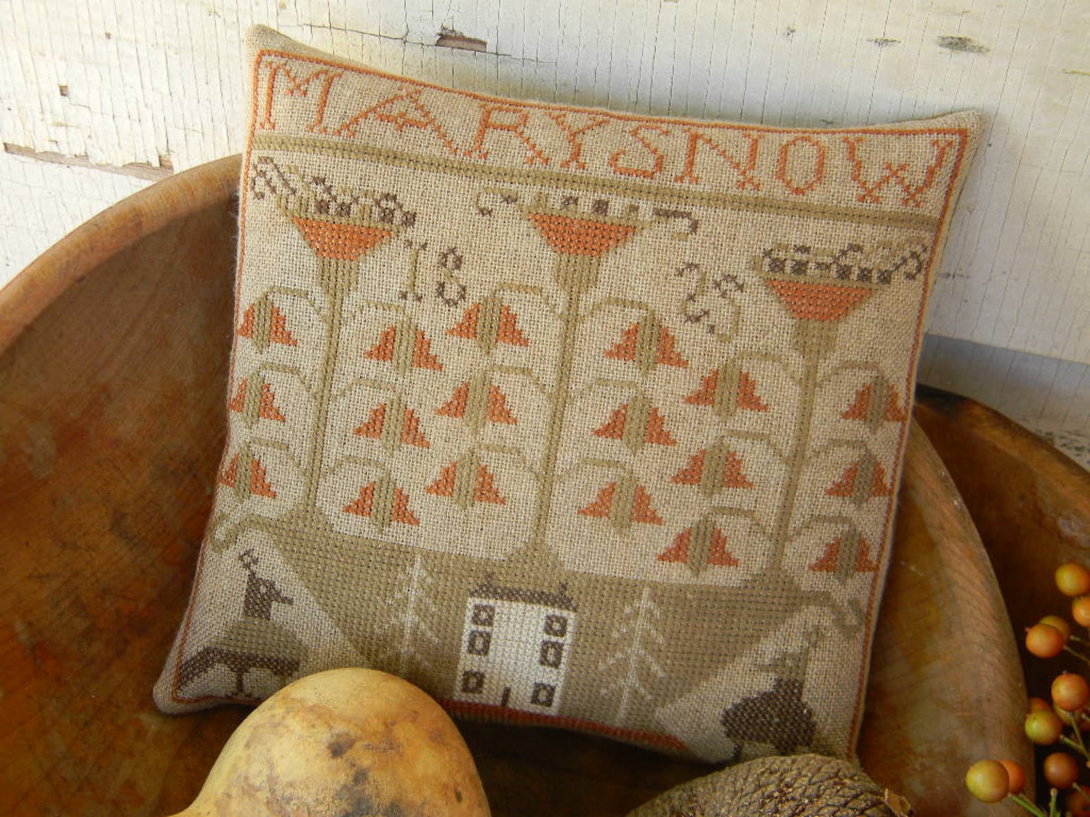Mary Snow - Cross Stitch PATTERN From Notforgotten Farm - Etsy