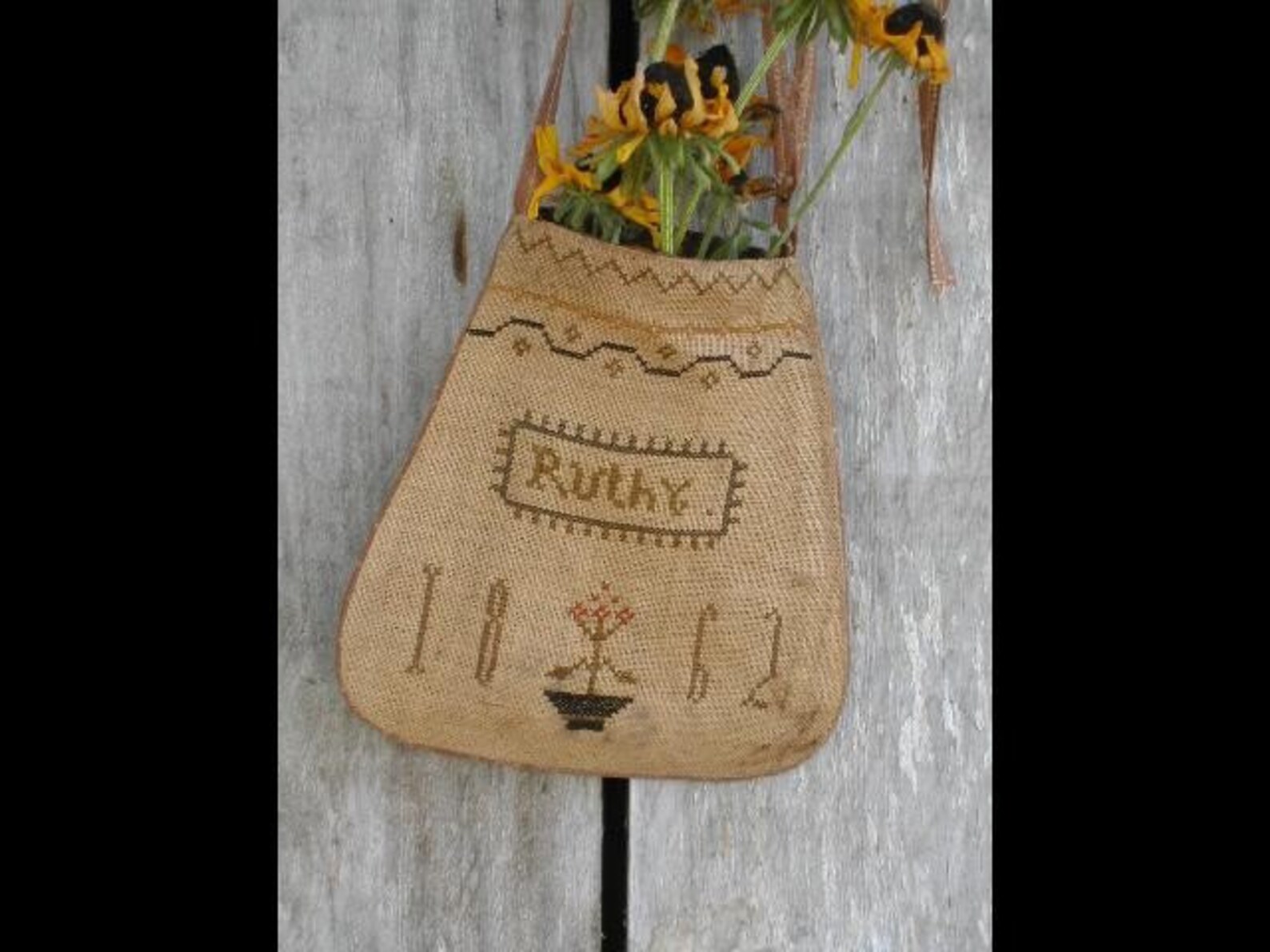 Ruthy's Sampler Pocket Cross Stitch Pattern From - Etsy