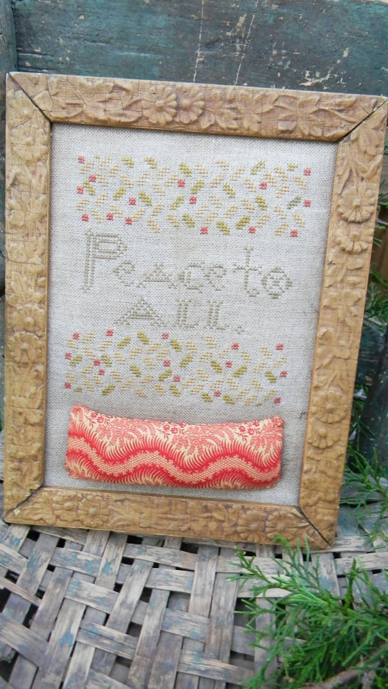 NEW Pattern From Notforgotten Farm - PEACE to All - Cross Stitch - Etsy