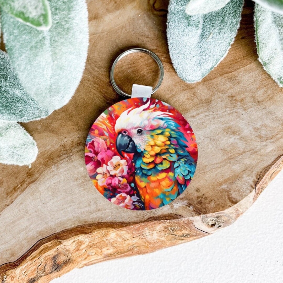 Keychain/ Parrot/ Great Gift - Etsy