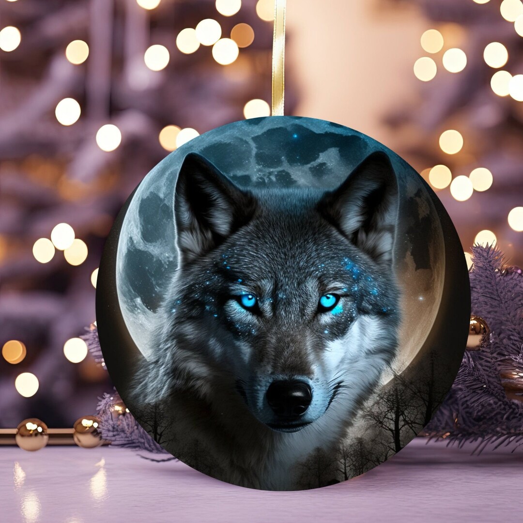 Christmas Ornament/ Wolf/ Great Gift - Etsy