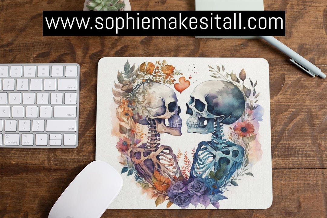 Skeleton Mouse Pad/ Skeletons/ Great Gift - Etsy